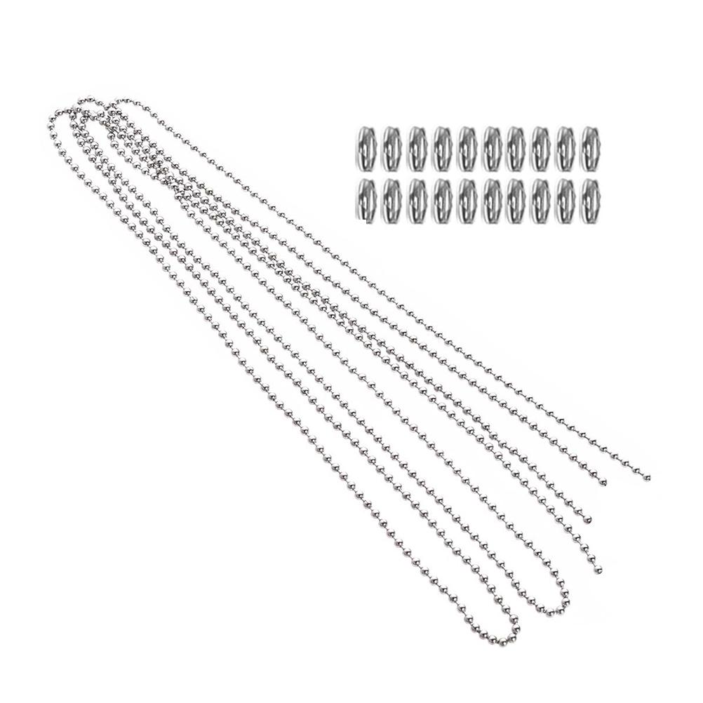 Buy 1 Set Ceiling Chain with Connector Beaded Chain Extension with ...