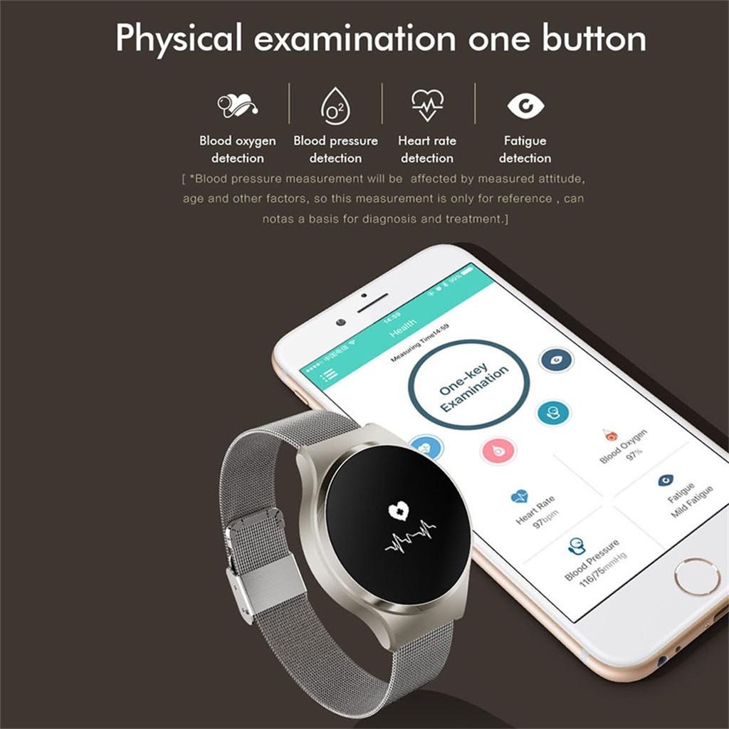 Buy QI Smart Watch Sports Fitness Activity Heart Rate Tracker Blood ...