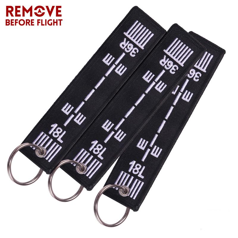 Buy 3PCS Fashion Keychain Flight Crew Key Chain Jewelry Embroidery ...