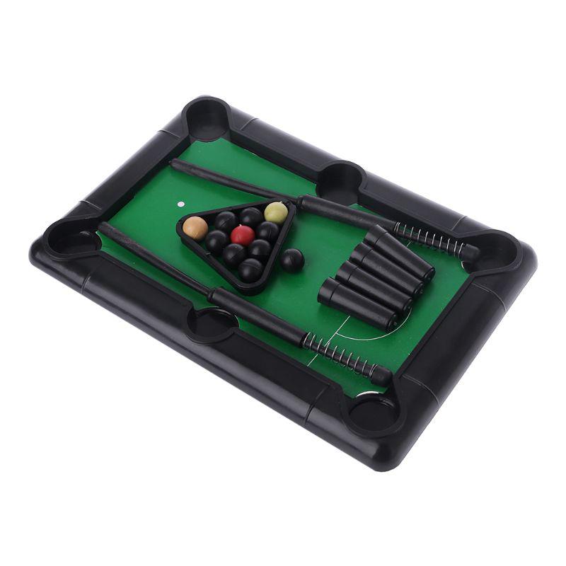 Buy Mini Desktop Pool Table Billiard Tabletop Pool Toy Game Set Parent ...