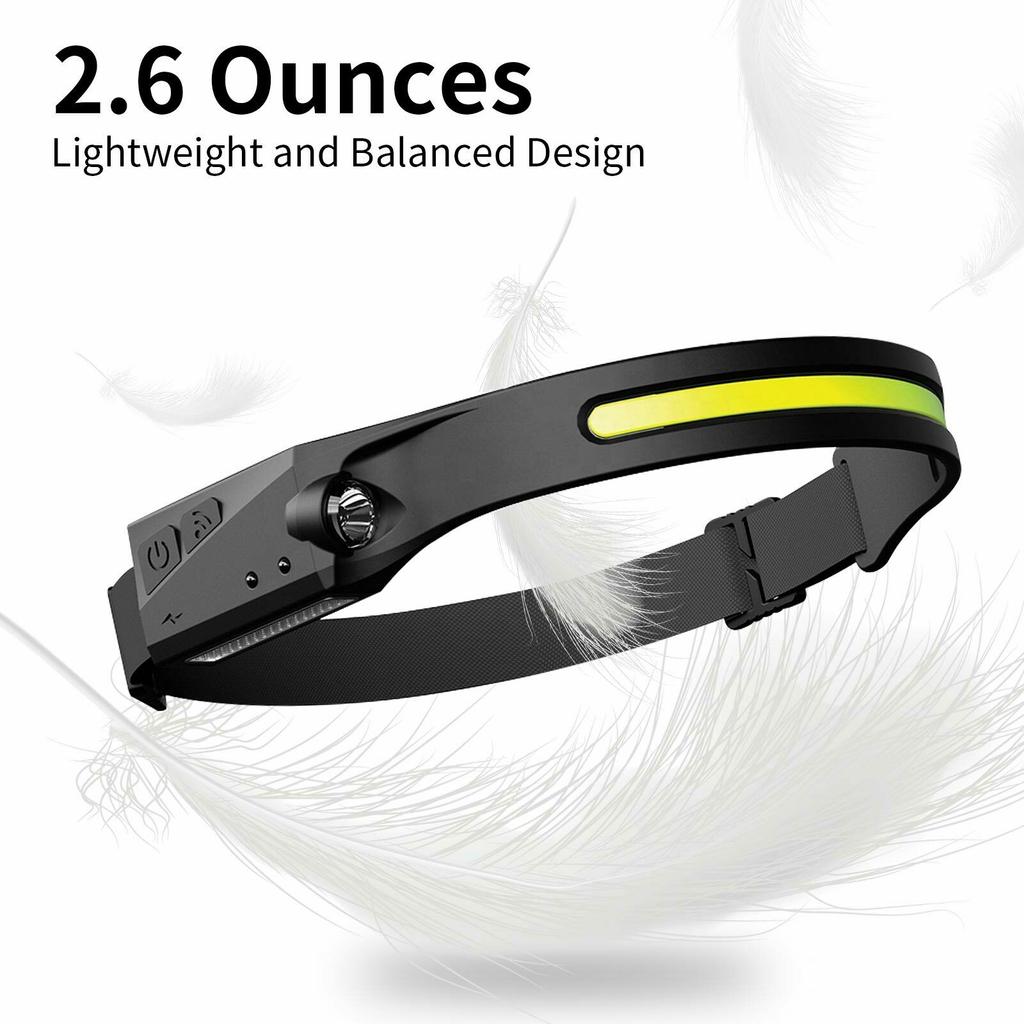 Buy 4/5/6/8Pcs LED Running Headlamp Sensor Headlight with Built-in ...
