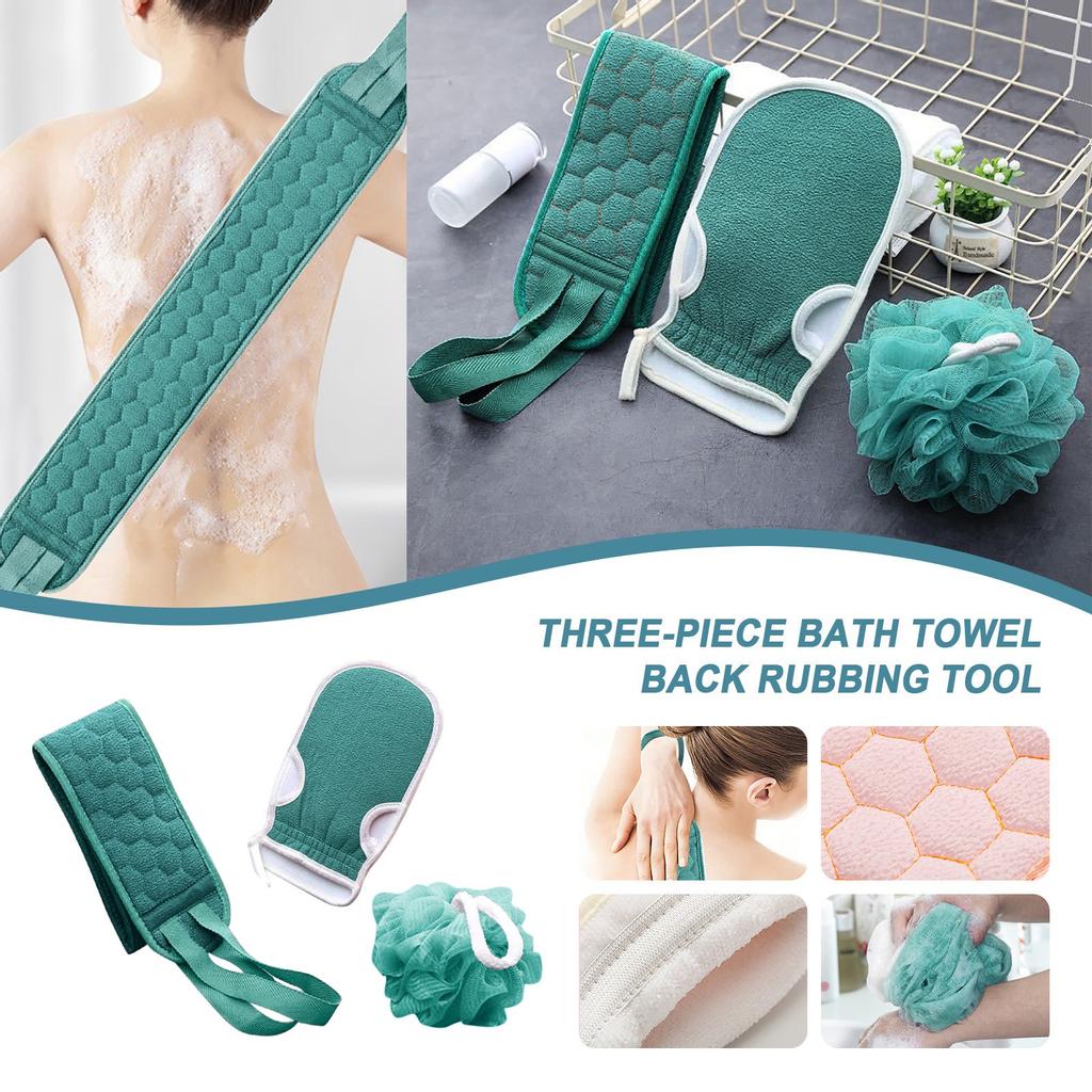 Buy Three-piece Bath Ball Set Scrubbing Artifact Toiletries Bathroom ...