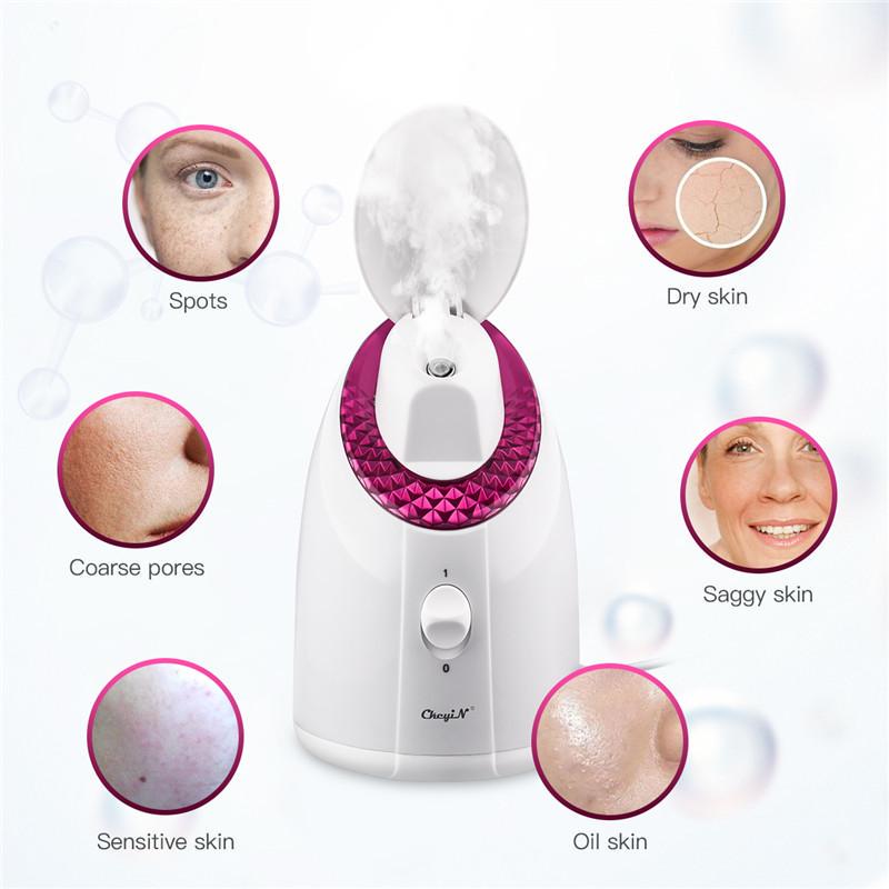 Buy Facial Steamer for Face Care Nano Mist Humidifier with Adjustable ...