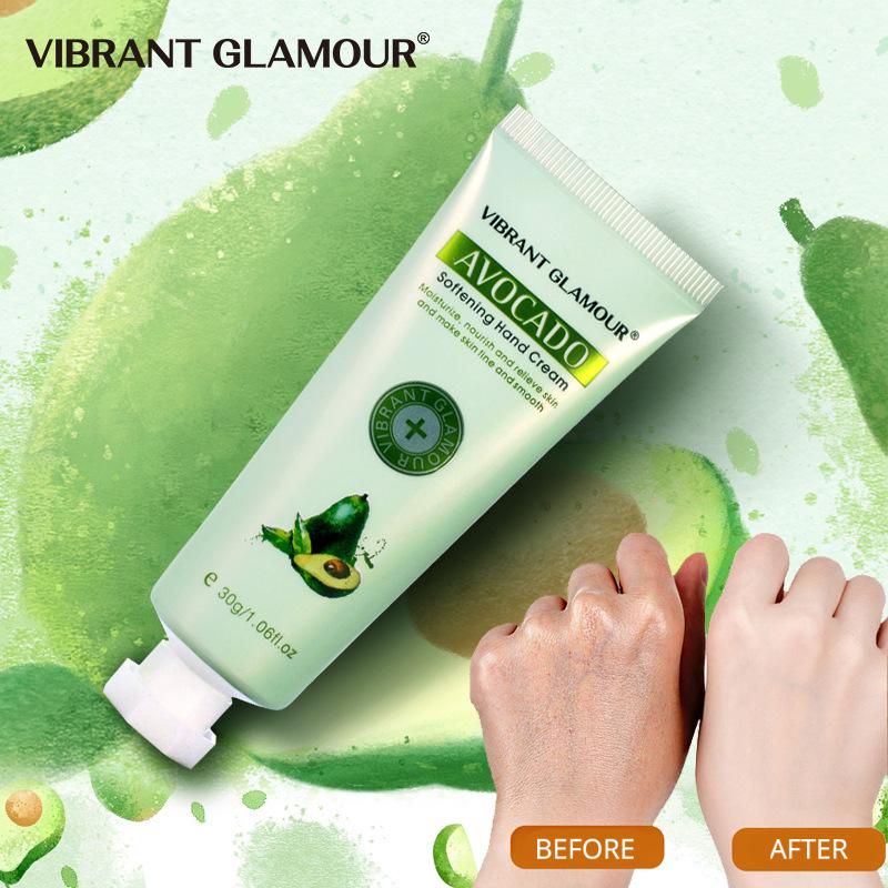 Buy VIBRANT GLAMOUR AVOCADO Moisturizing Hand Cream 100% Plants Essence ...