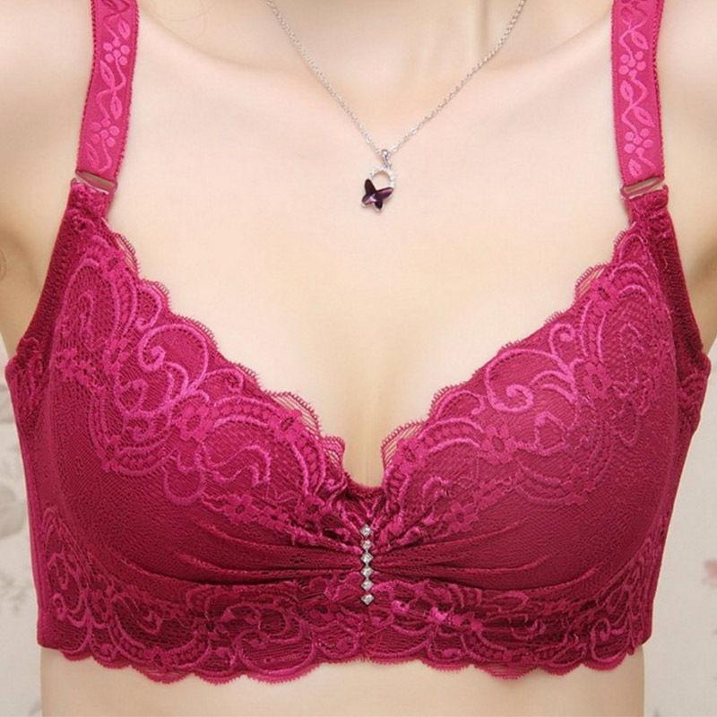 Uk Damen Sexy Push Up Spitze Bra Büstenhalter Unterdraht Dessous