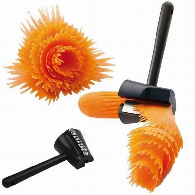 Buy Kitchen Vegetable Spiral Volume Flower Slicer Carrot Curler Radish ...