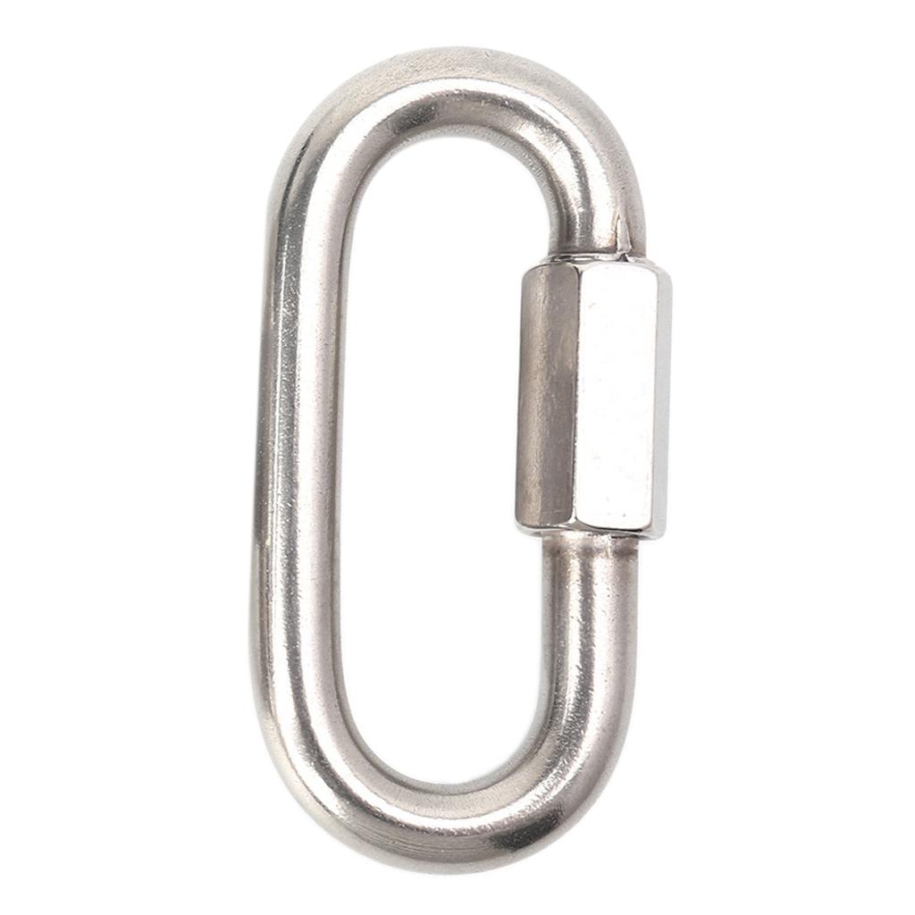 Stainless Steel Quick Link Threaded Chain Connector D Shape Locking ...