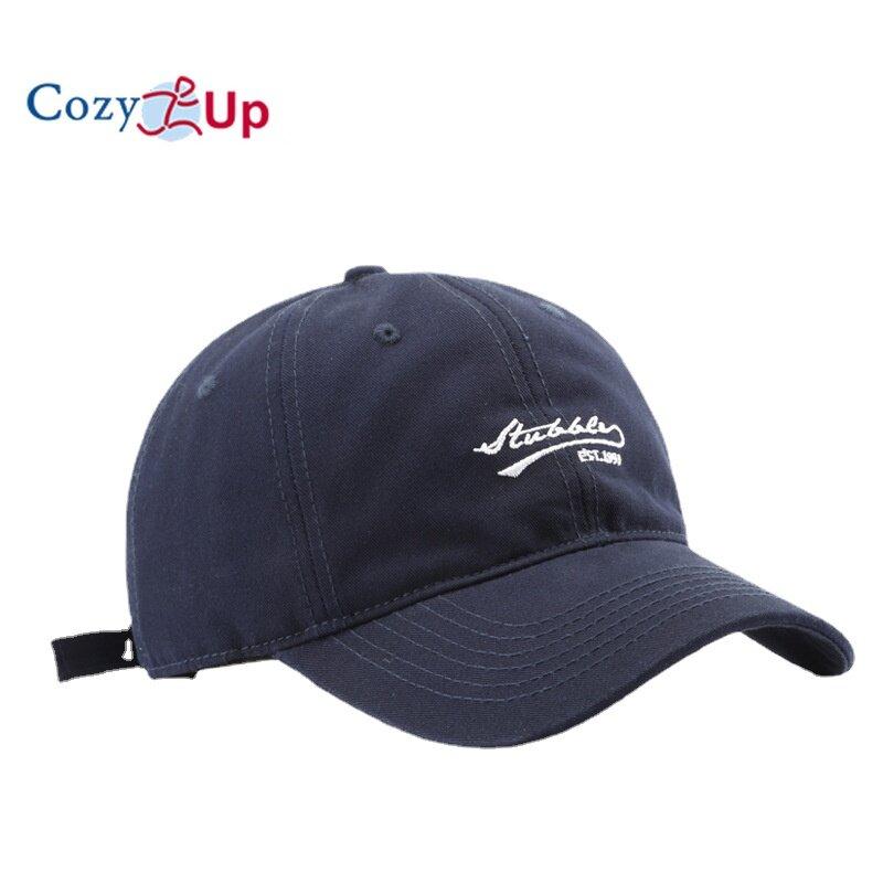 Buy Cozy Up Unisex Baseball Cap Embroidered Soft Top Cotton Casual Sun ...