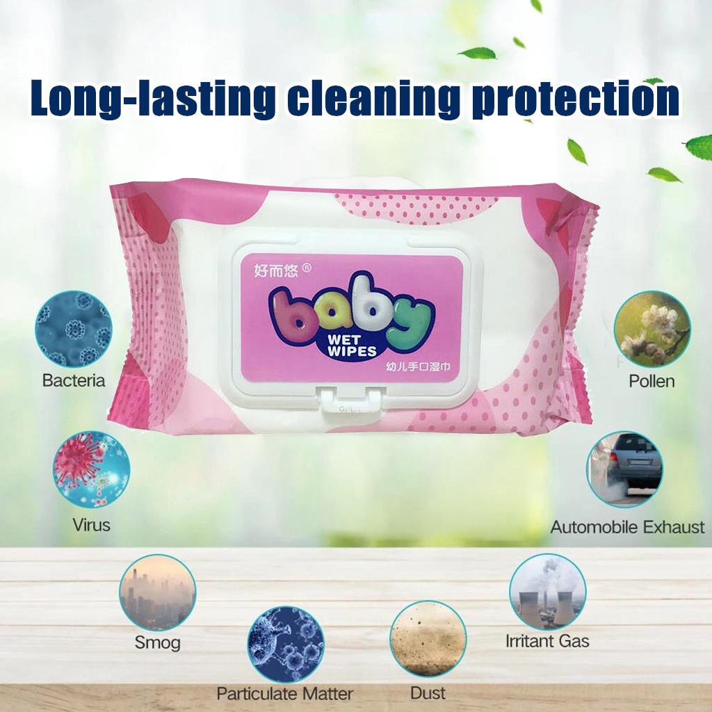 Buy Antibacterial Wet Wipe Tissue Clean Hand Health Care 60 Wipes/Pack ...