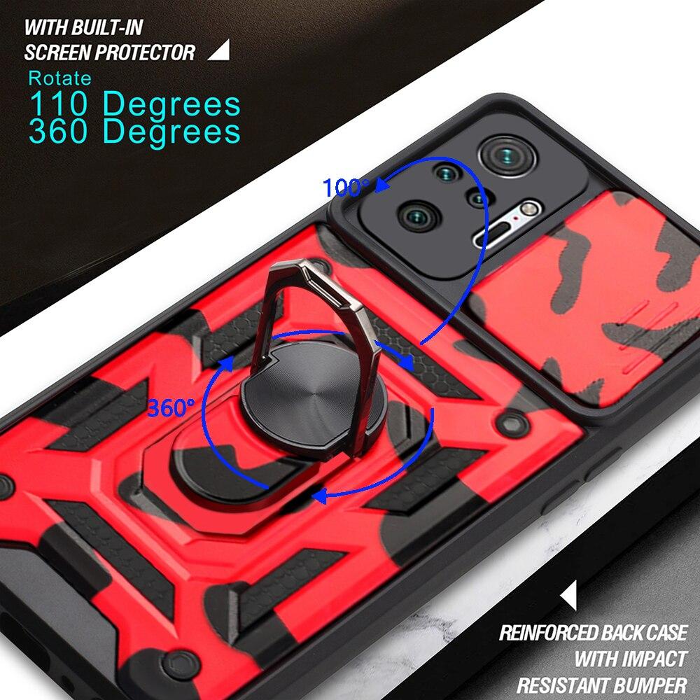 Buy Camouflage Shockproof Shell Cover For Xiaomi Redmi Note 10 Pro Max ...