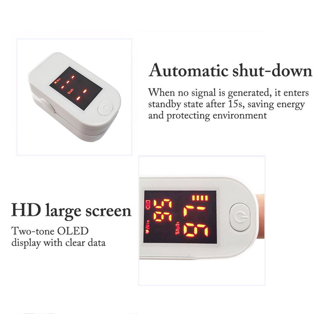 Satın alın Finger Oximeter Oxygen Saturation Monitor Portable SpO2 LED ...