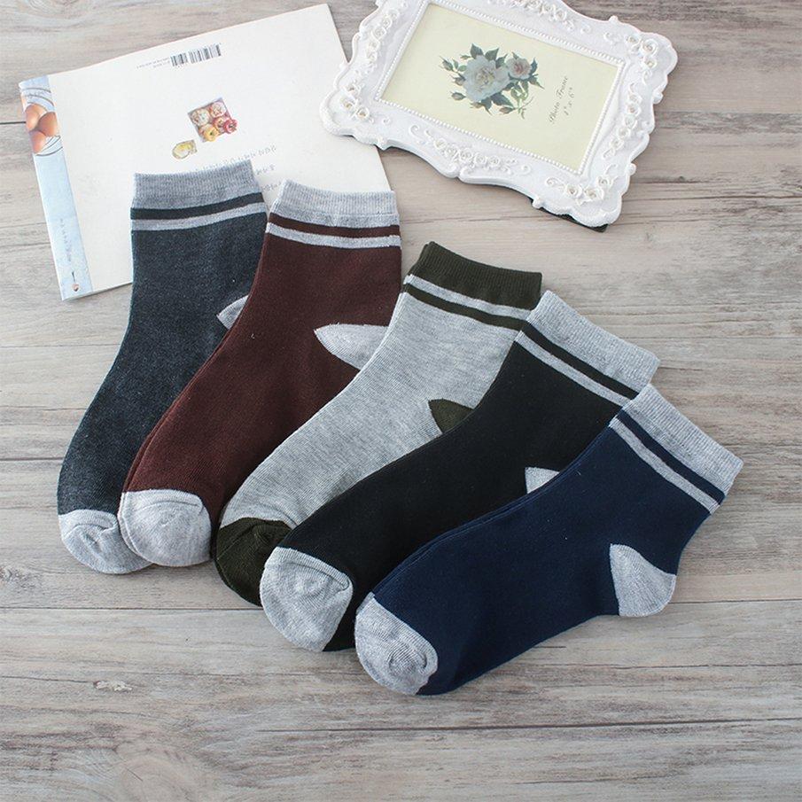 Buy Newborn Genius 1 Pair Men Sport Cotton Socks Anti-slip Mid Length ...