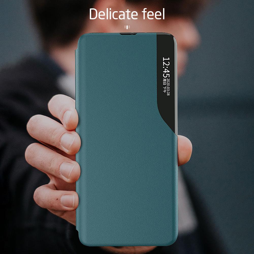 Buy Leather Flip Case For Samsung S21 Ultra A31 A51 A71 M21 M30S M31 ...