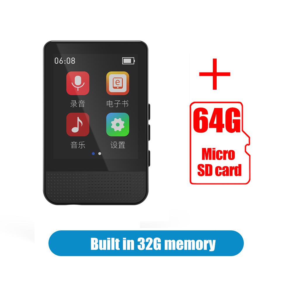 RUIZU M16 Bluetooth5.0 Müzik Çalar 16G 32G Dokunmatik Ekran Dahili ...