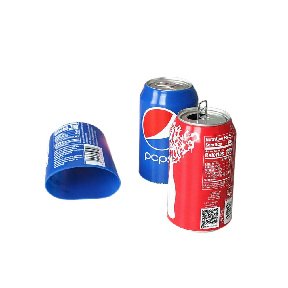 Buy Creative Prank Beer Can Cover Silicone Drink Hidden Sleeve Funny ...