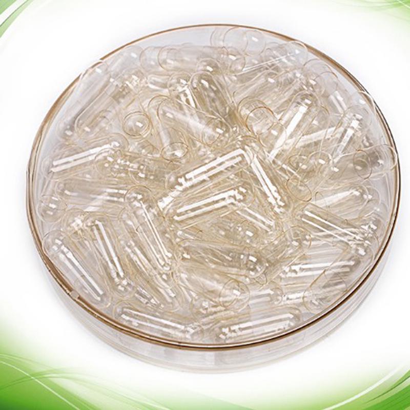 Buy Transparent Empty Gelatin Capsules Pill Vcaps Clear Halal Separated ...