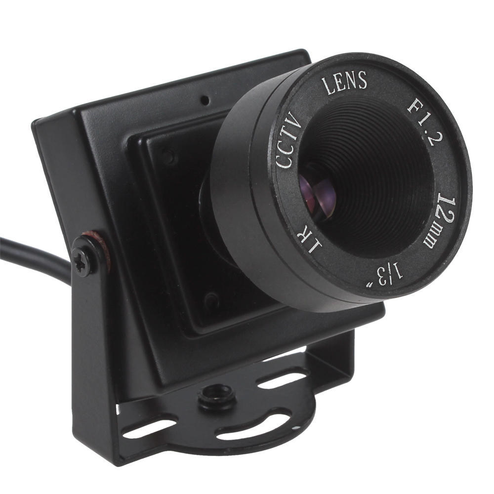 Buy Mini HD 600TVL 1/3 CMOS Security Audio Video Color CCTV Camera with ...