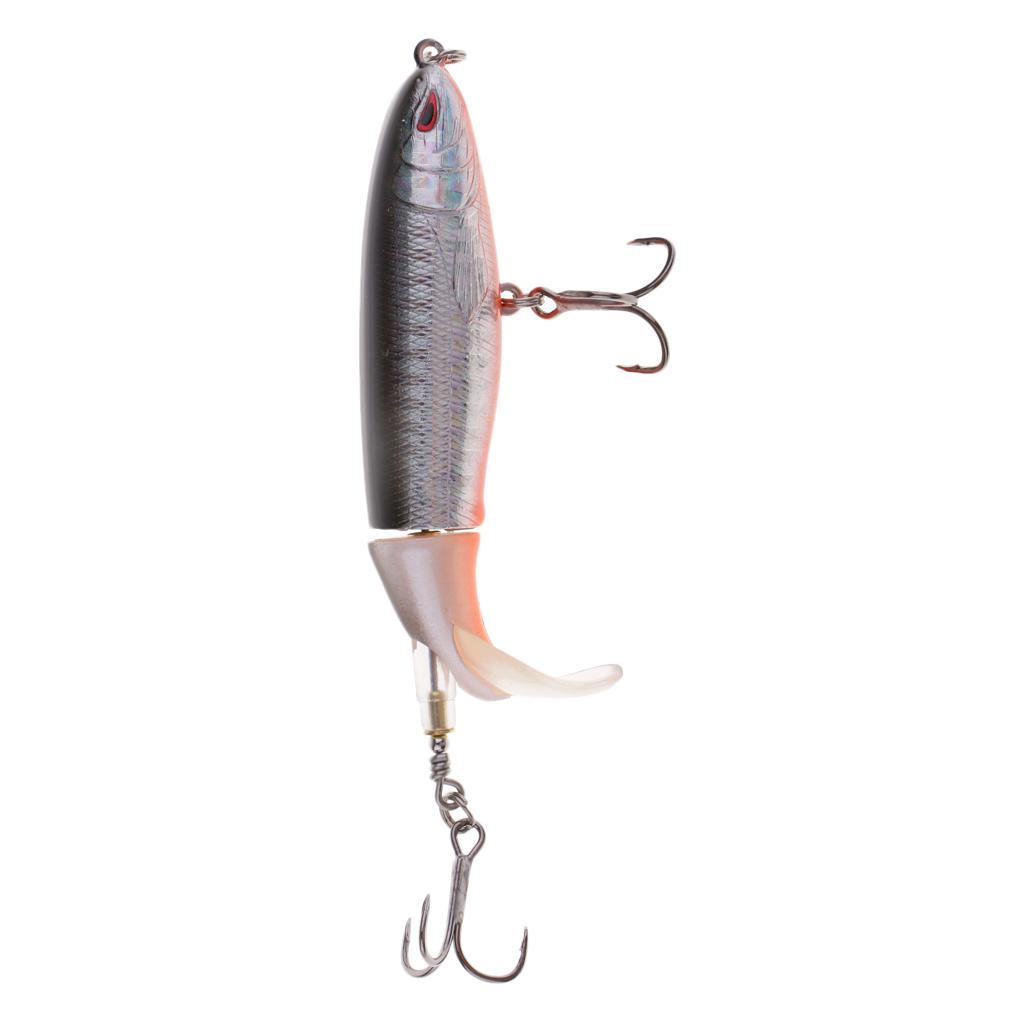 Buy 2pcs Whopper Plopper Fishing Lure Topwater Floating Hard Bait 10cm ...