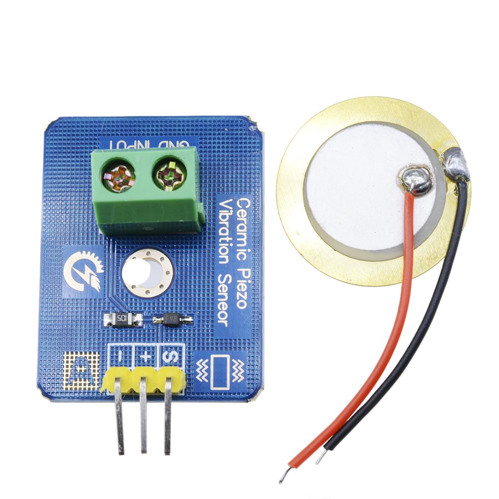 Sensors Piezo Ceramic Vibration Sensor Analog Piezoelectricity For ...