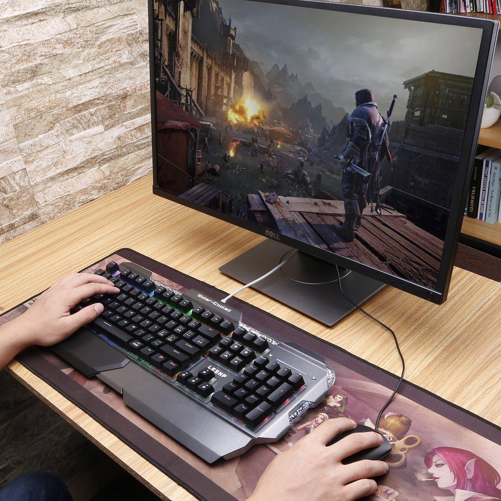 Buy LESHP Luminescent 7 Color LED Backlight Multimedia Mechanical Game ...