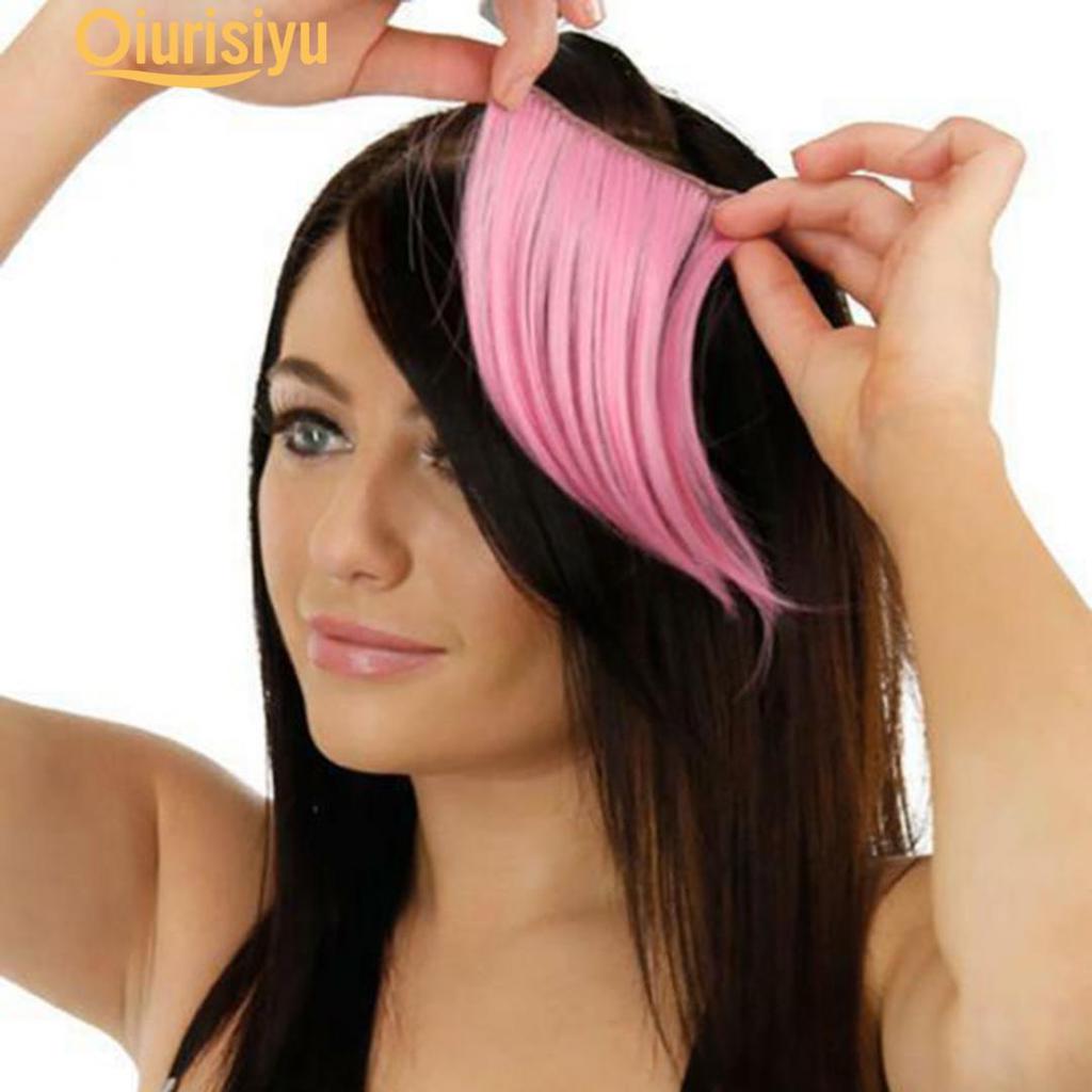 Buy 13 Colors Seamless Slanted Fake Bang Fringe at affordable prices ...