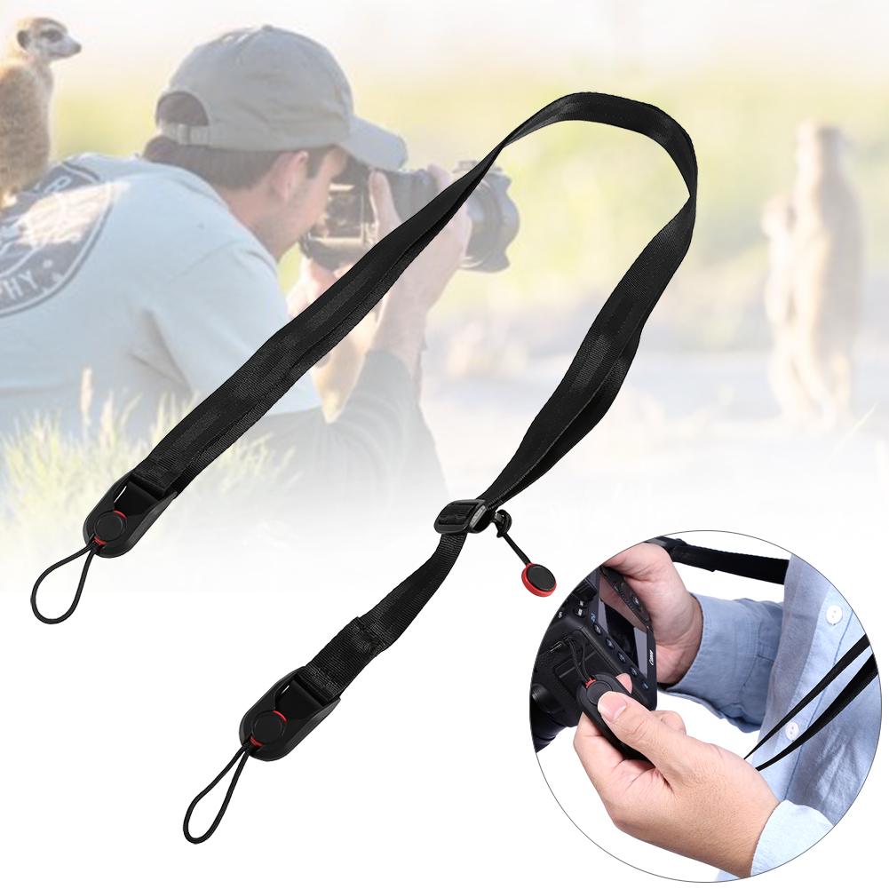 Buy Black Adjustable Camera Shoulder Strap Sling With Quick Release ...