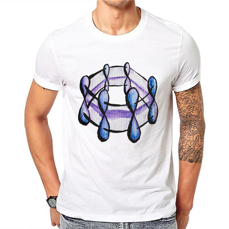 Buy Fashion Funny Print Men TShirt Cotton Benzene Molecule Organic ...