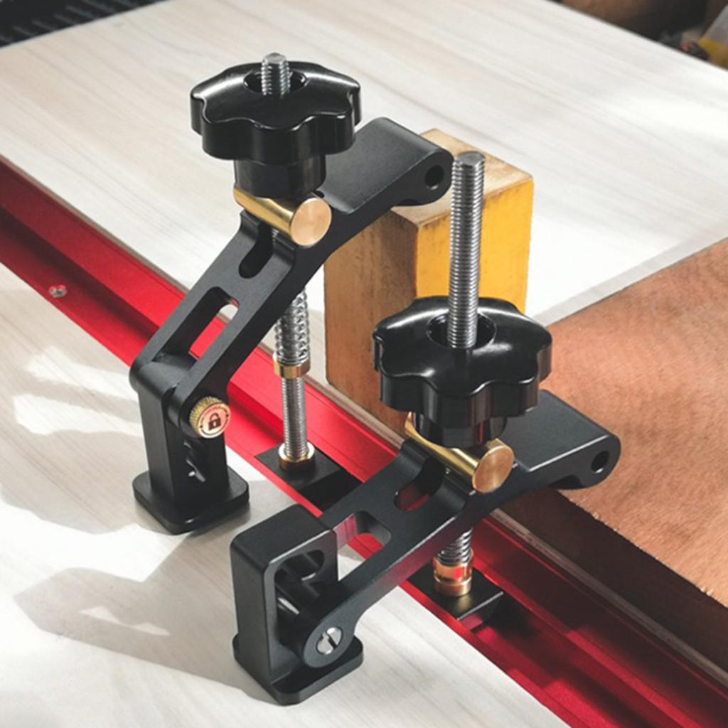Buy Woodworking T Slot Block Clamp Carpentry Pressboard in Aluminum ...
