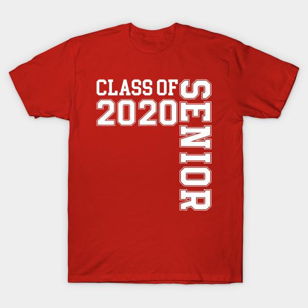 Buy Men Premium Cotton Harajuku T Shirt Senior Class of 2020 Funny 2020 ...