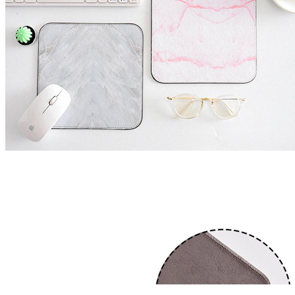 Computer Mouse Padding Mat Ultra Soft Natural Rubber marble Series Mice ...