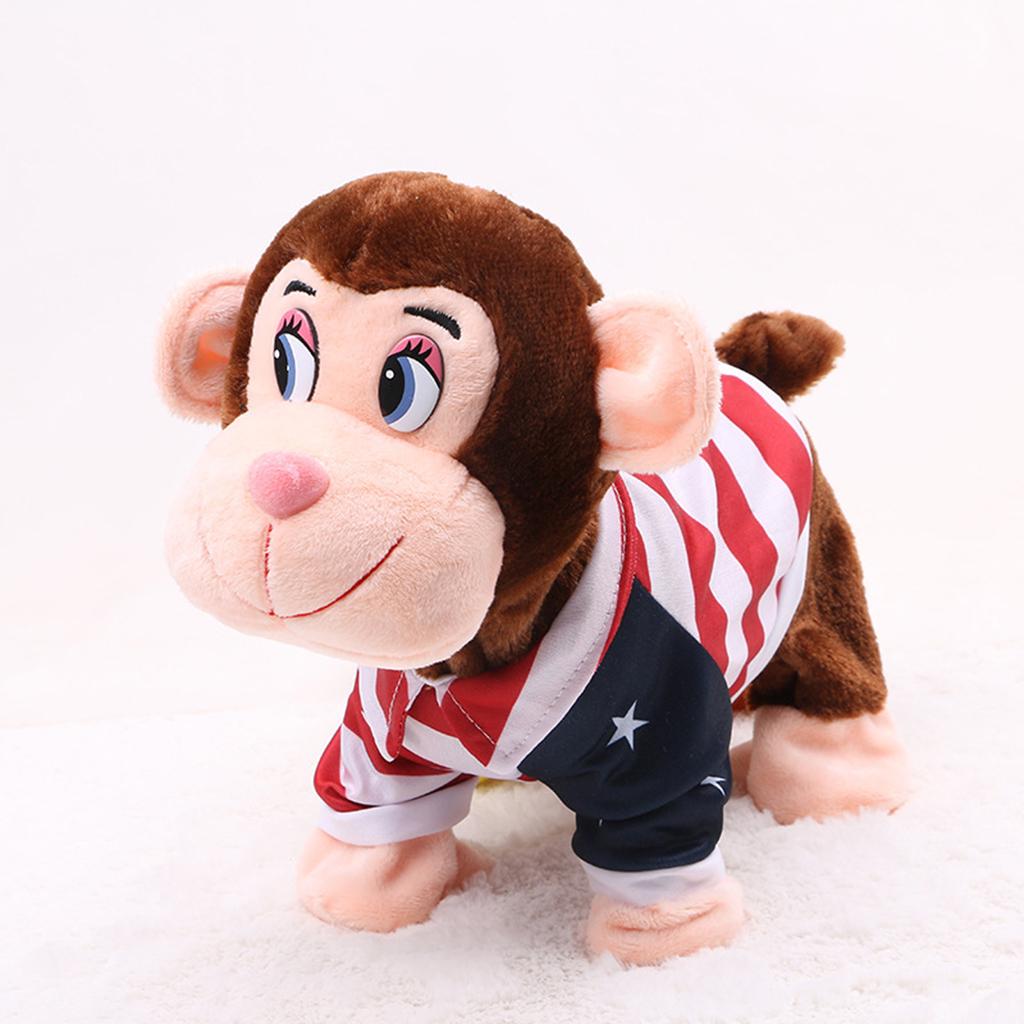 Buy Electric Dancing & Walking Leash Pets Walk Along Toy Stuffed Plush ...