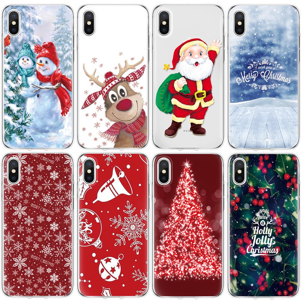 Christmas Santa Claus Phone Case for Xiaomi Samsung Galaxy Note 9 S8 ...