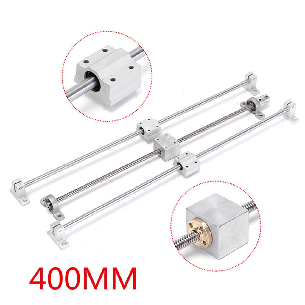 Power Transmission Products Horizontal Silver Dual Rail Guide Support ...