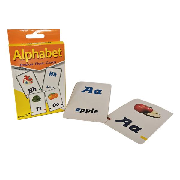 Buy 1 Set English Flash Cards 52pcs Letter Card Cartoon ABC English ...