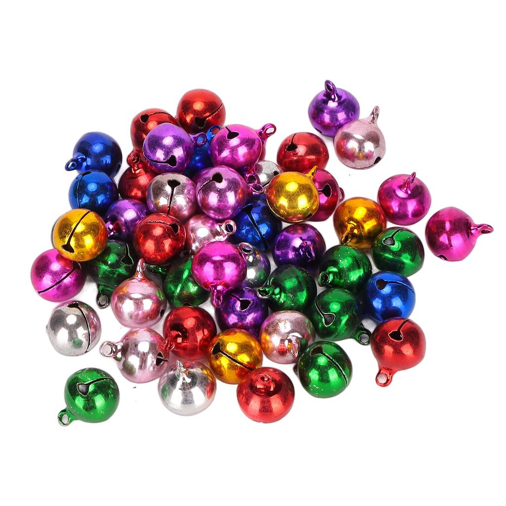 Buy 50pcs Pet DIY Bell Multi Colored Jingle Christmas Bells for Dog Cat ...