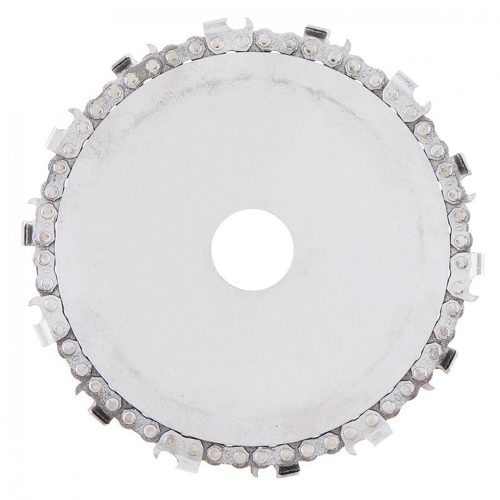 Buy 5Inch 125x22mm 14 Tooth Wood Carving Disc Angle Mill Chain Disc ...