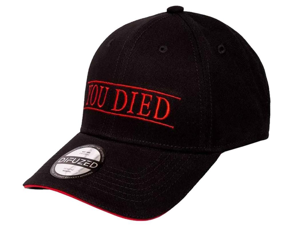 Buy Demons Souls Baseball Cap You Died New Official Black Strapback at ...