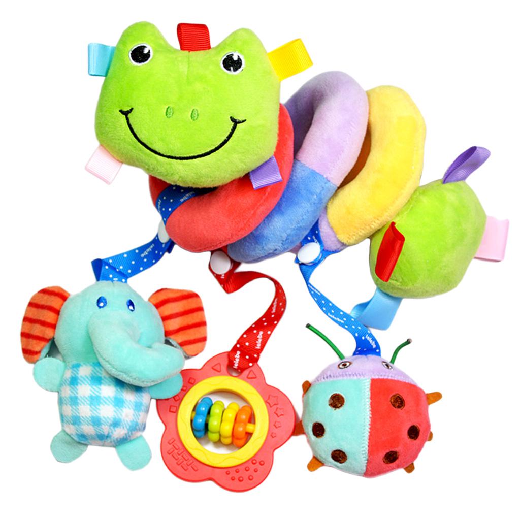 Buy Musical Soft Plush Crib Bed Stroller Baby Pram Rattle Hanging Bell ...