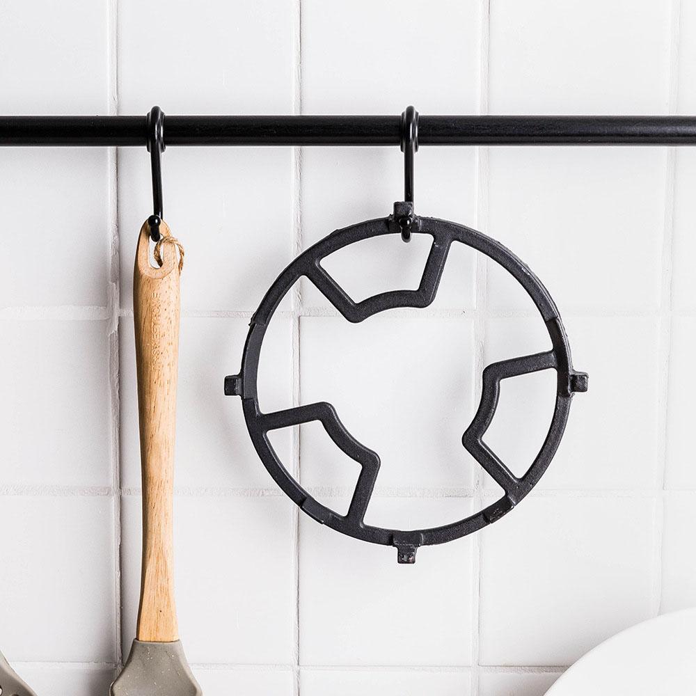 Buy Pot Milk Pot Non Slip Bracket Stove Pan Stand Cast Iron Wok Support ...