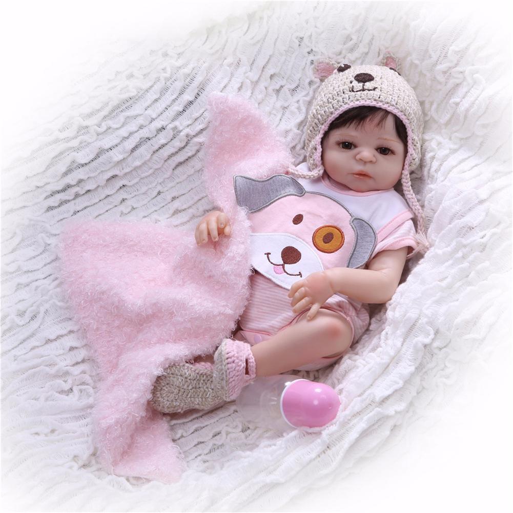 Buy 48cm Fashion Baby Simulation Doll Washable Full Silicone Reborn ...