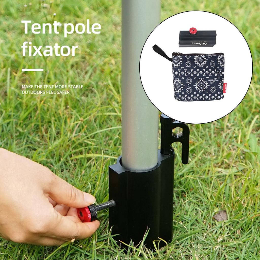 Buy Solid Awning Poles Holder Outdoor Camping Metal Tarp Pole Stake ...