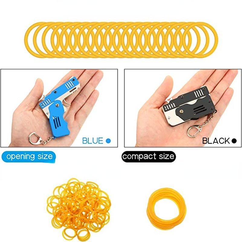 Cheap 1PCS Mini Keychain Gun Rubber Band Gun Toy Gun Shooting Pistol ...
