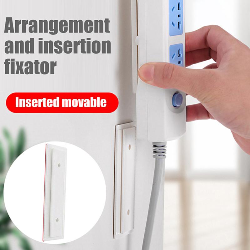 Buy Wall Mounted Holder Self Adhesive Power Strip Fixator Socket Fixer ...
