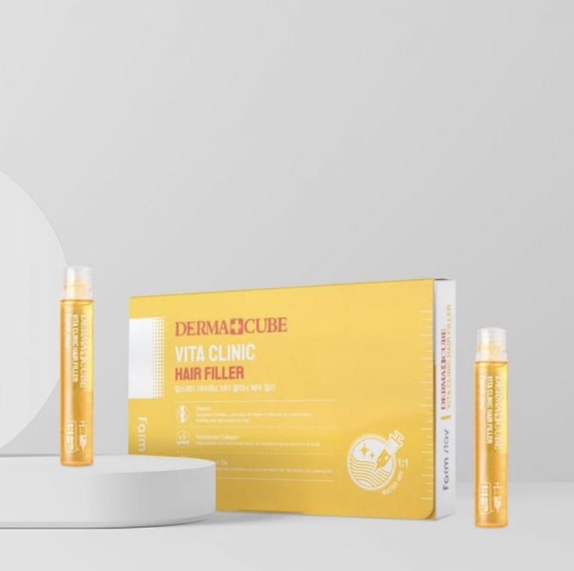 Buy FARM STAY Derma Cube Vita Clinic Hair Filler 13ml * 10 PCS (3 ...