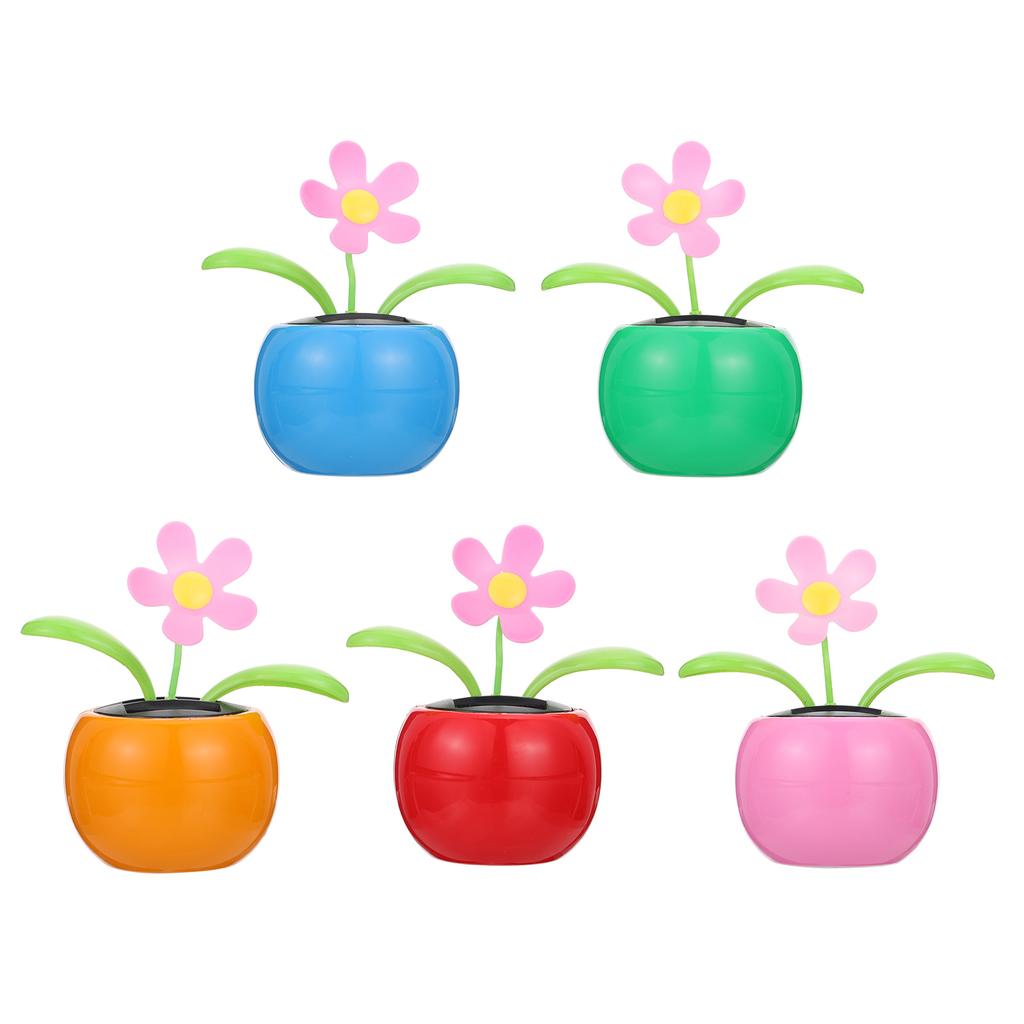 Buy Mooncherry5Pcs Durable Pretty Dancing Sunflower Toy Solar Dancing ...