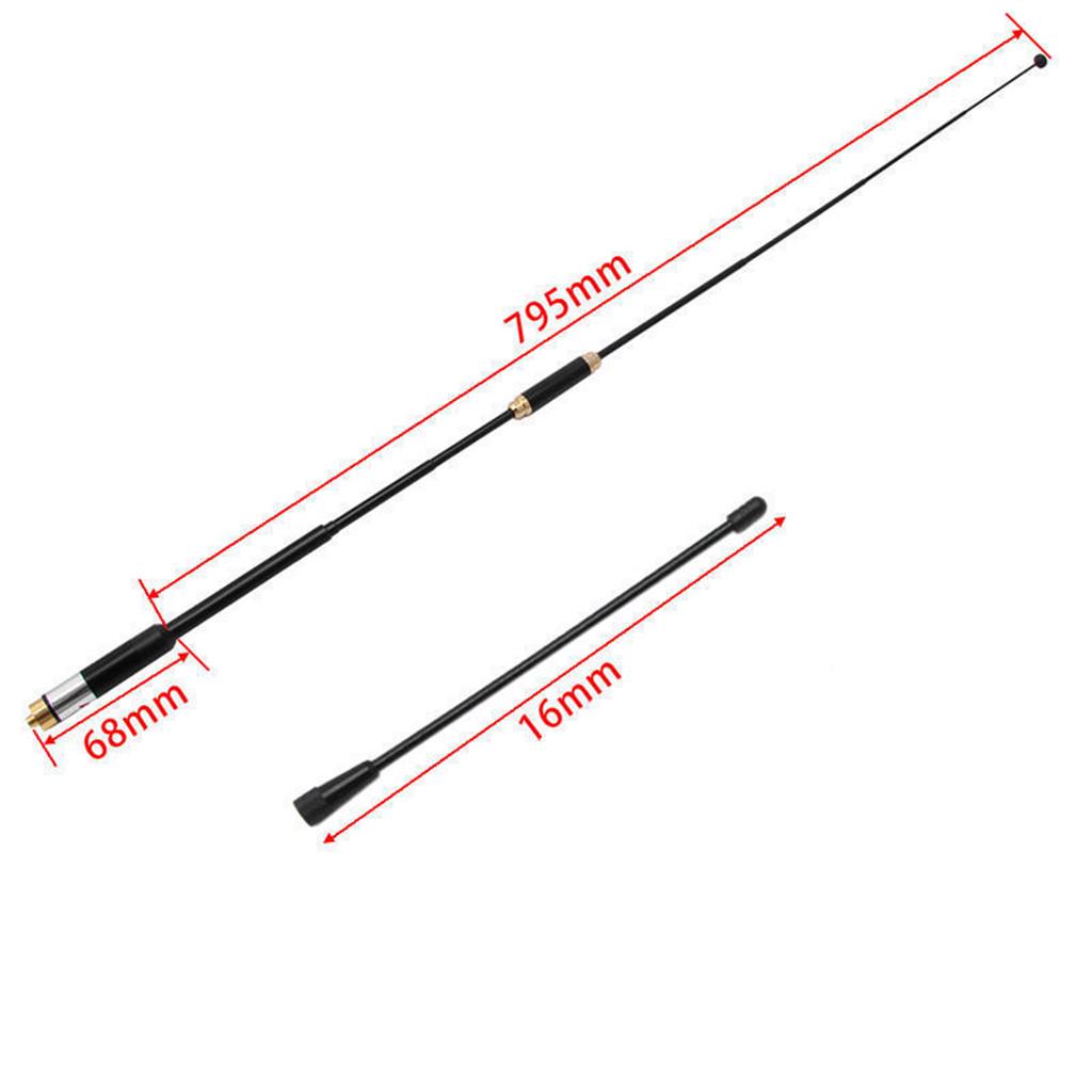 Buy UHF/VHF Dualband Ham Radio Antenna, Retractable Handheld Telescopic ...