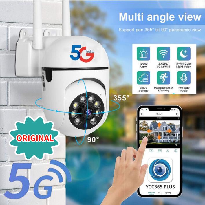 Buy 3MP HD 2.4G+5G Dual Frequency Wireless WiFi IP Camera Night Vision ...