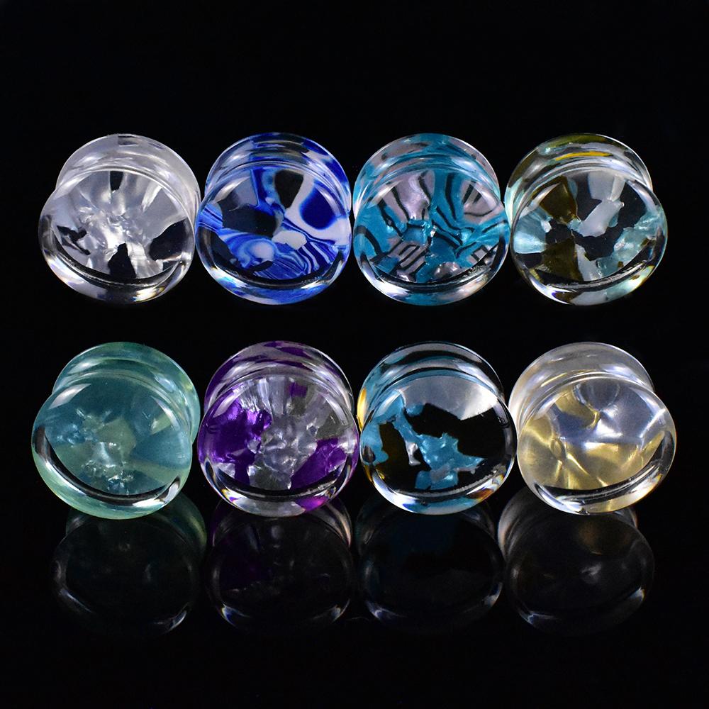 Buy 6-42mm Camouflage Color Acrylic Ear Tunnels Plugs Ear Gauge ...