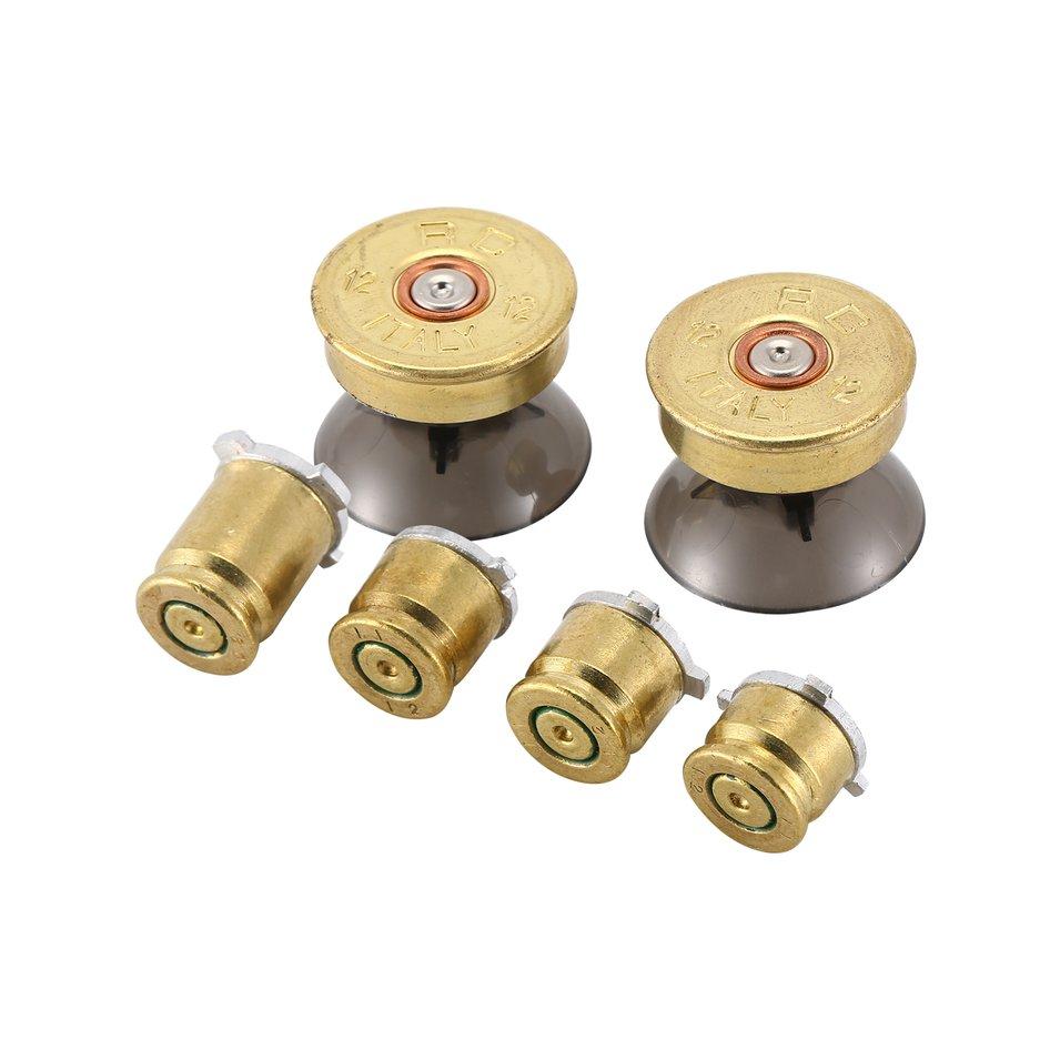 Buy 4x Brass Bullet Buttons ABXY Mod Kit + 2 Thumbsticks for XBOX One ...