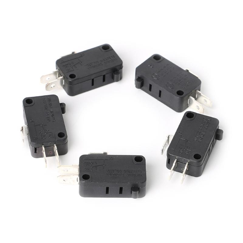 Buy 5Pcs 16A 250VAC 0.3A 250VAC Switches Srew Connector Actuator Limit ...